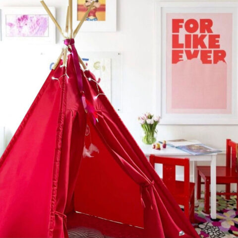 Striking Red Teepee - Teepees and Play Tents South Africa